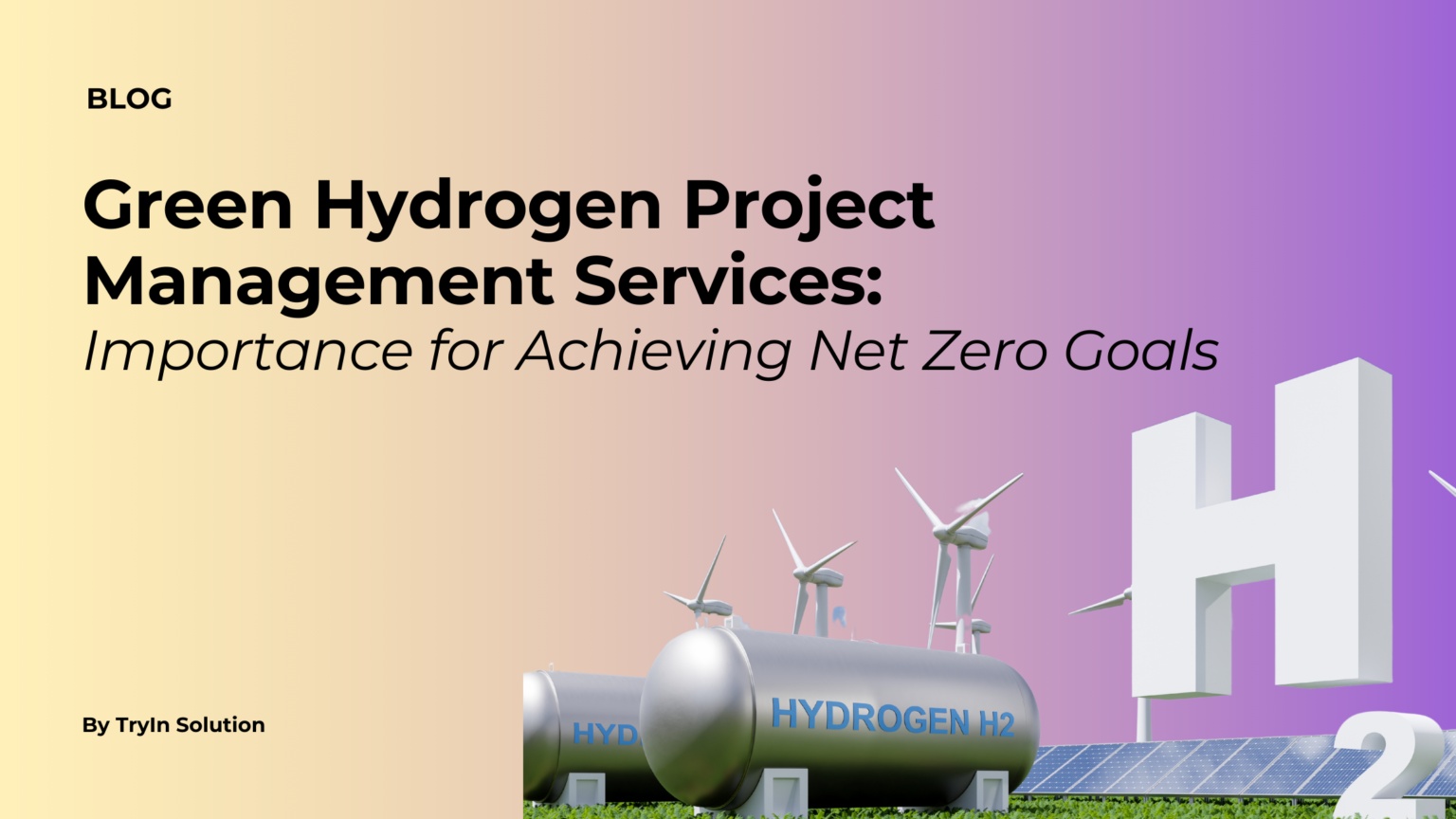 Green Hydrogen Project Management Services: Importance for Achieving ...